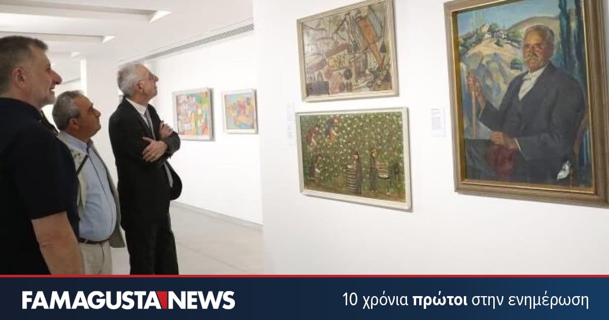 ΑΓΙΑ ΝΑΠΑ: Τελετή εγκαινίων προσωρινής Δημοτικής Πινακοθήκης Αμμοχώστου ...
