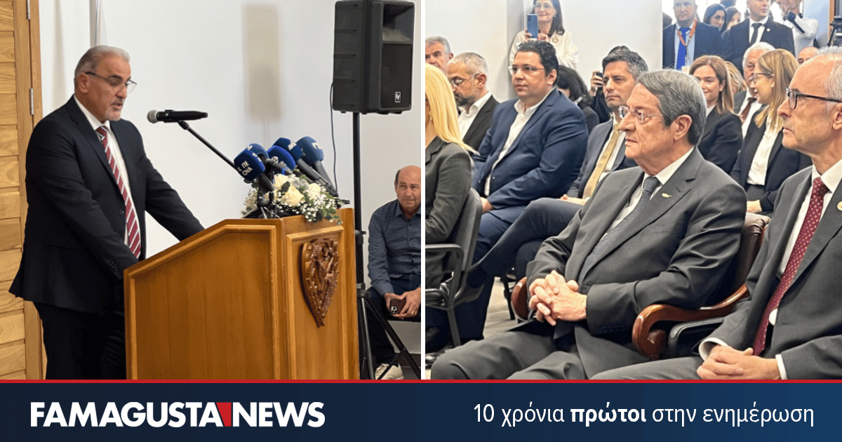 Πρόεδρος Επαρχιακού Δικαστηρίου Αμμοχώστου: «Ευχή όλων μας, τα εγκαίνια ...